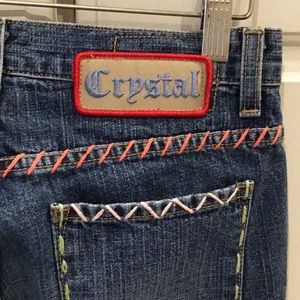 Crystal | Jeans | Crystal Brand Boho Embroidered Jeans | Poshmark